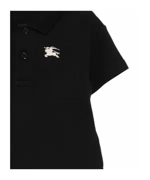 Burberry Short-sleeved Polo Shirt - Black