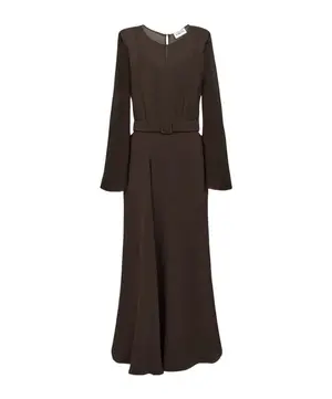 P.a.r.o.s.h Long Sleeve Dress With Slit Detail
