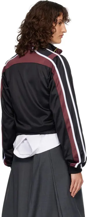 Martine Rose Shrunken Track Jacket - Black
