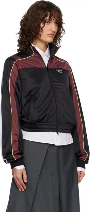Martine Rose Shrunken Track Jacket - Black