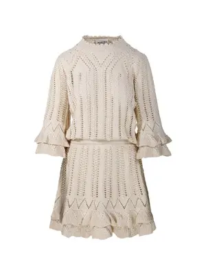 Isabel Marant Étoile Ruffled Knit Mini Dress