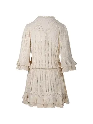 Isabel Marant Étoile Ruffled Knit Mini Dress