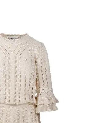 Isabel Marant Étoile Ruffled Knit Mini Dress
