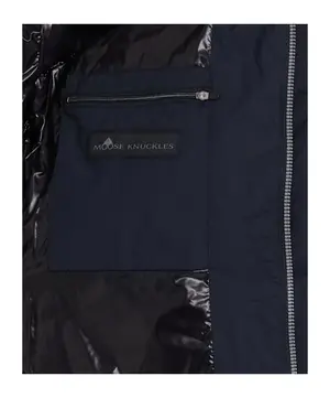 Moose Knuckles 3q Everest Down Jacket With Hood - Black