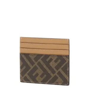 Fendi Ff Logo Two-toned Cardholder - Multicolor
