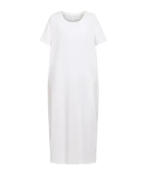 THE ROW Rakira Cotton Short Sleeve Midi Dress - No