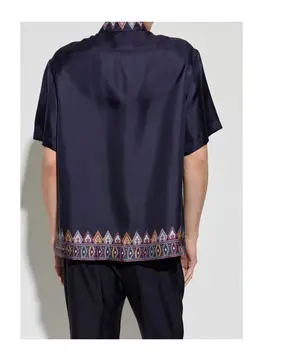 Etro Placed Print Short-sleeved Shirt