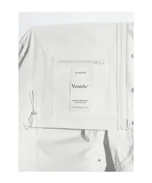 LEMAIRE Drawstring Hooded Rain Jacket - Soybean