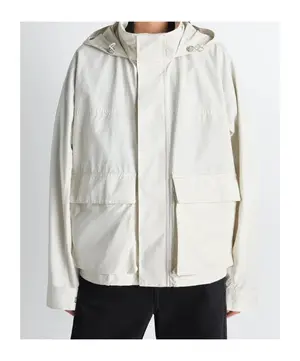 LEMAIRE Drawstring Hooded Rain Jacket - Soybean