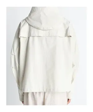 LEMAIRE Drawstring Hooded Rain Jacket - Soybean