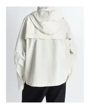 LEMAIRE Drawstring Hooded Rain Jacket - Soybean