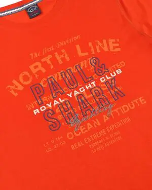 PAUL  SHARK Logo Printed Long-sleeved T-shirt