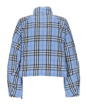 Burberry Checked Hooded Jacket