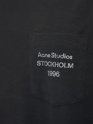 Acne Studios Long Sleeve Organic Cotton T-shirt