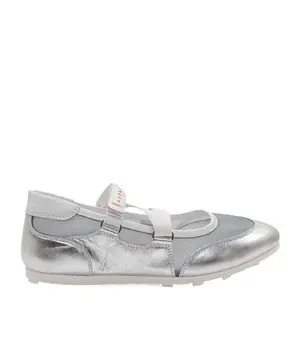 Marni Strappy Low-top Sneakers - Silver