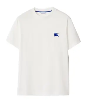Burberry Edk Embroidered Crewneck T-shirt - White