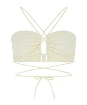Magda Butrym Crisscross Bandeau Top - No