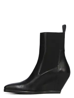 Rick Owens Chelsea Boots With Pull Tab
