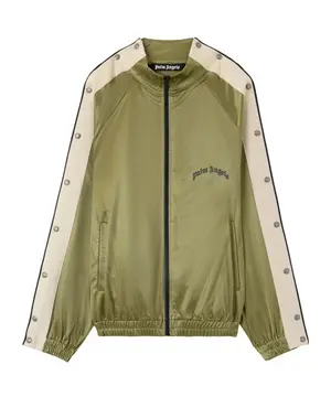 Palm Angels Snap-button Side Bands Track Jacket