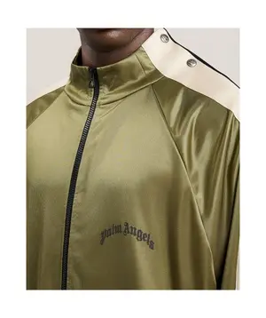 Palm Angels Snap-button Side Bands Track Jacket