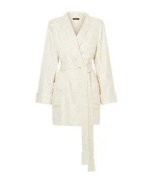 TOM FORD Polka-dot Silk Robe