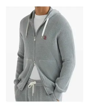 Brunello Cucinelli Cotton Zip-up Hoodie