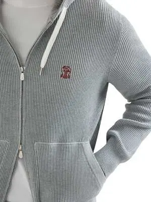 Brunello Cucinelli Cotton Zip-up Hoodie