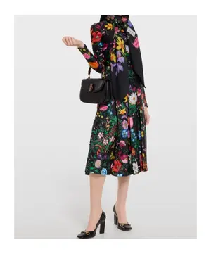 Gucci Printed Silk Wool Shawl - Multi-color