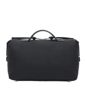 Emporio Armani Monogram Jacquard Satchel Bag