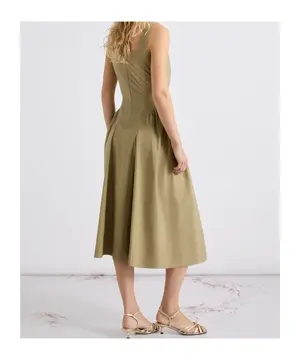 Marella Gathered Midi Dress