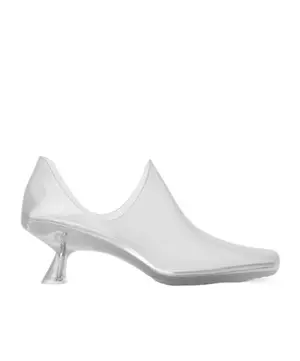 Loewe Emily Quilted Pvc Pumps With Socks - Transparent