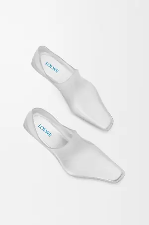 Loewe Emily Quilted Pvc Pumps With Socks