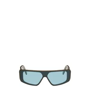 Rick Owens Performa Rectangle Sunglasses - Blue