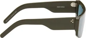Rick Owens Performa Rectangle Sunglasses - Blue
