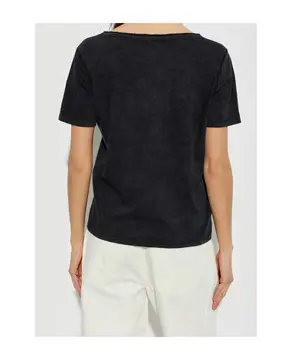 R13 Buttoned Short-sleeve T-shirt