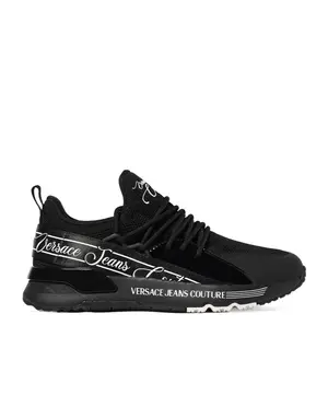Versace Dynamic Logo Sneakers - Black