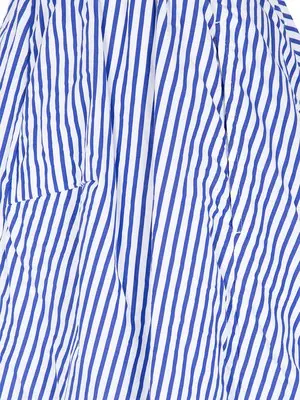 Comme Des Garçons Striped Midi Skirt