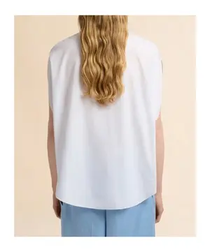 Marni Cape Sleeved Poplin Shirt - White