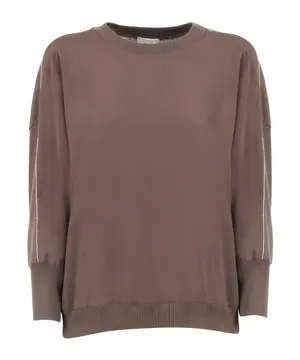 Peserico Shimmer Detail Knitted Sweater