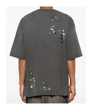 Mihara Yasuhiro Embellished Sticker T-shirt