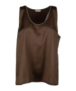 Peserico Scoop Neck Camis Tanks For Women