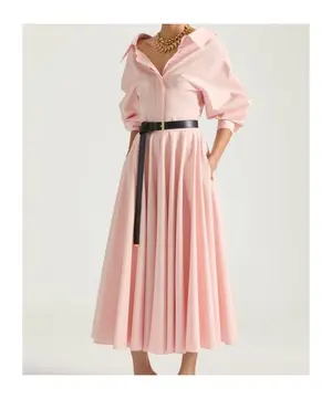 Givenchy Puff-sleeve Collared Shirt - Nude