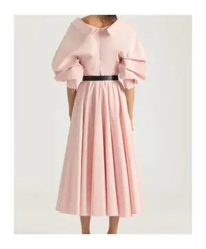 Givenchy Puff-sleeve Collared Shirt - Nude