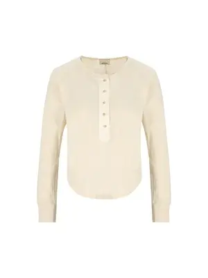 Isabel Marant Étoile Button Detail Crewneck Knit Top - No