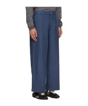 ERL Navy Chino Woven Trousers