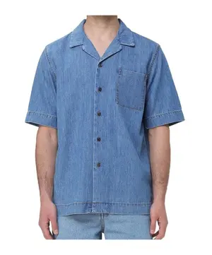 Dries Van Noten Short-sleeved Shirt - Blue