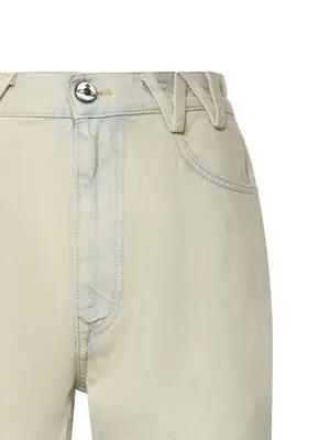VIVIENNE WESTWOOD Faded Wash Straight Leg Jeans - Denim