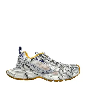 Balenciaga 3xl Extreme Laces Logo Sneakers - Gray