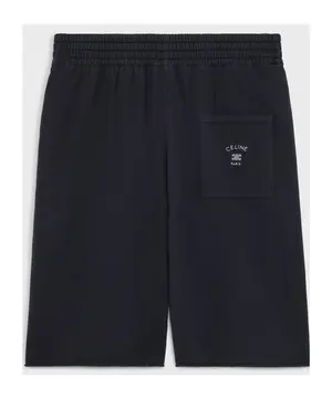 Celine Cotton Fleece Shorts