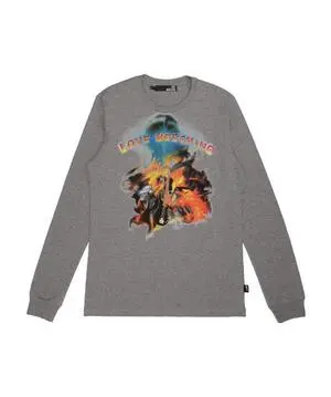 Moschino Crew Neck Long-sleeve T-shirt - Gray